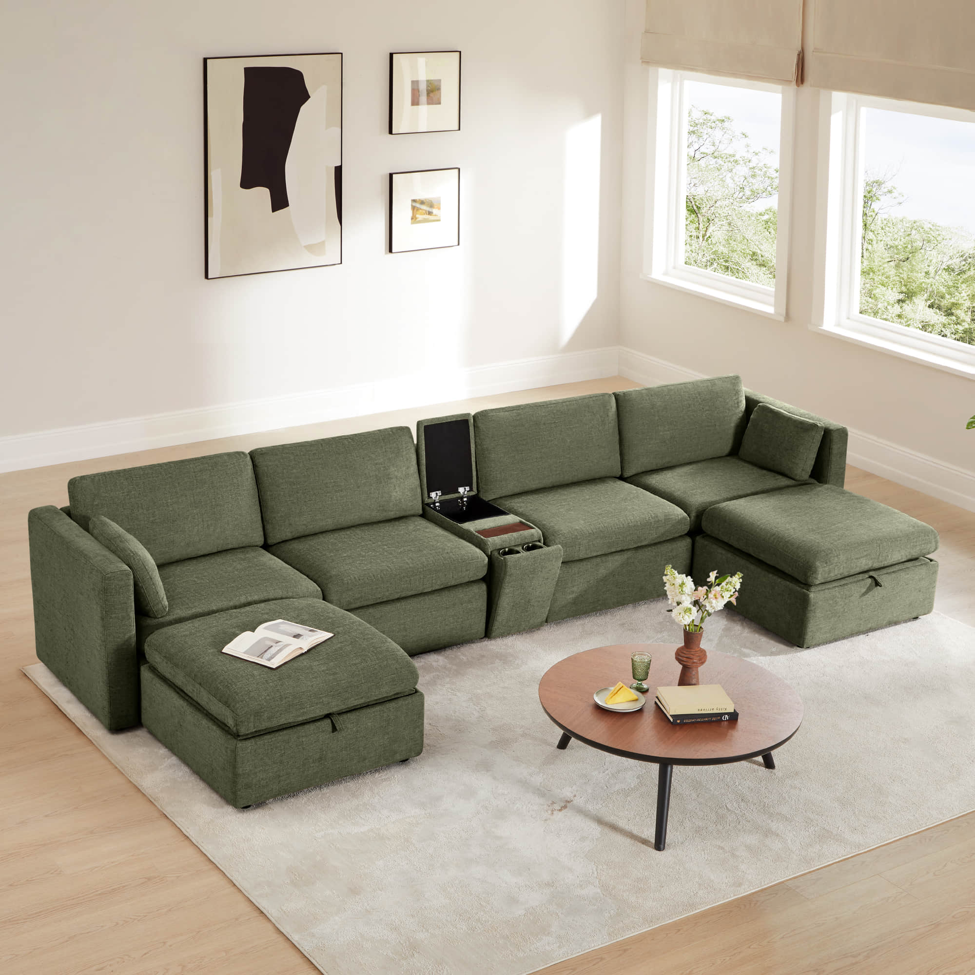 U-Shaped Sectional Sofa: Create Cozy Conversation Zones – CHITA LIVING