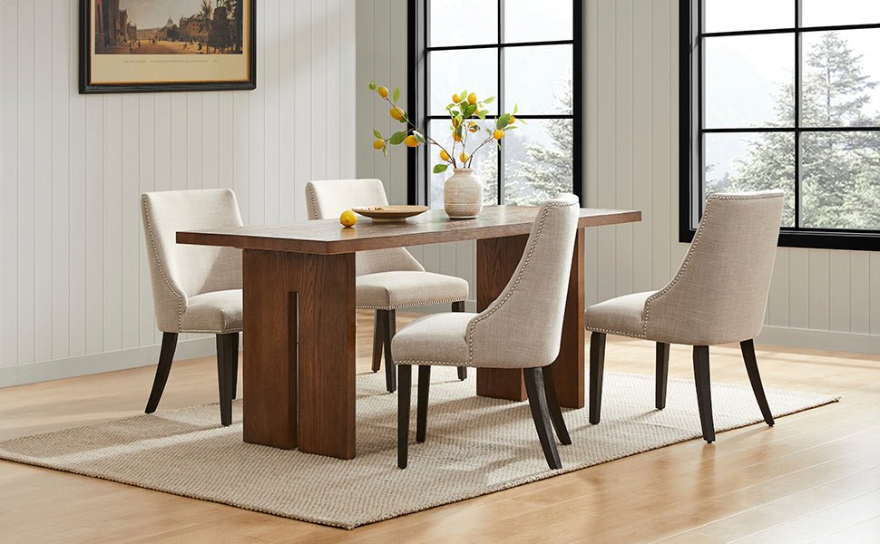 Rustic and Natural Dining Room Decor Inspiration: Woodland-Themed Furn ...