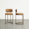 Kenya Upholstered Bar Stools - Sleek Modern Counter Style – CHITA LIVING