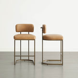 Kenya Upholstered Bar Stools - Sleek Modern Counter Style – CHITA LIVING