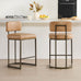 Kenya Upholstered Bar Stools - Sleek Modern Counter Style – CHITA LIVING