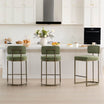 Kenya Upholstered Bar Stools - Sleek Modern Counter Style – CHITA LIVING