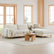 Liam 4-Piece Overstuffed Feather Wood Base Sectional Sofa | Luxurious ...