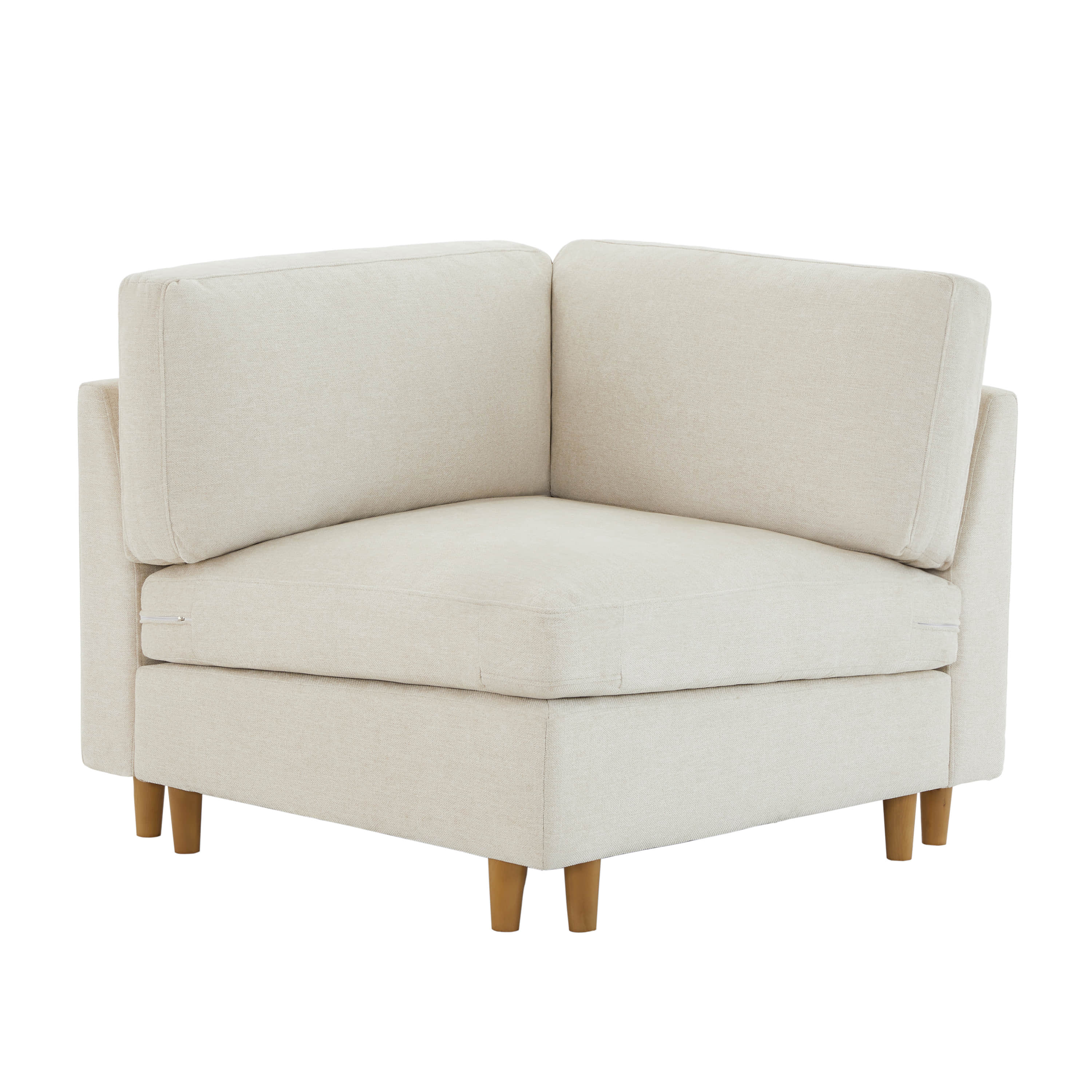 Liam Overstuffed Feather Modular Corner Seat | Luxurious Comfort ...