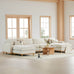 Liam 6-Piece Overstuffed Feather Wood Base Sectional Sofa | Luxurious ...