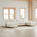 Liam 6-Piece Overstuffed Feather Wood Base Sectional Sofa | Luxurious ...