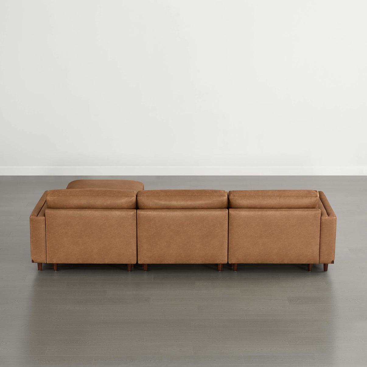 Liam 4-Piece Overstuffed Feather Wood Base Sectional Sofa | Luxurious ...