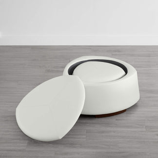 Twin Stone-shaped Ottoman | Stylish Storage Solution – CHITA LIVING