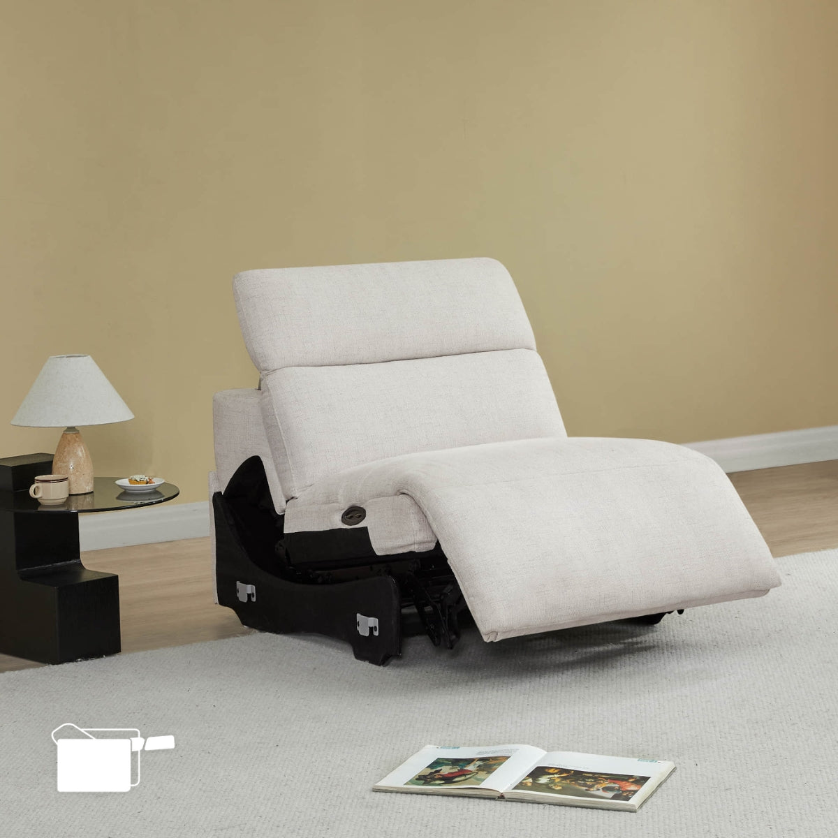 Armless Chair | Wall-hugger Comfort, Spacious Design – CHITA LIVING