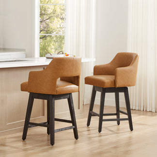 Ava Swivel Counter Stool | Adjustable & Space-Saving Design – CHITA LIVING