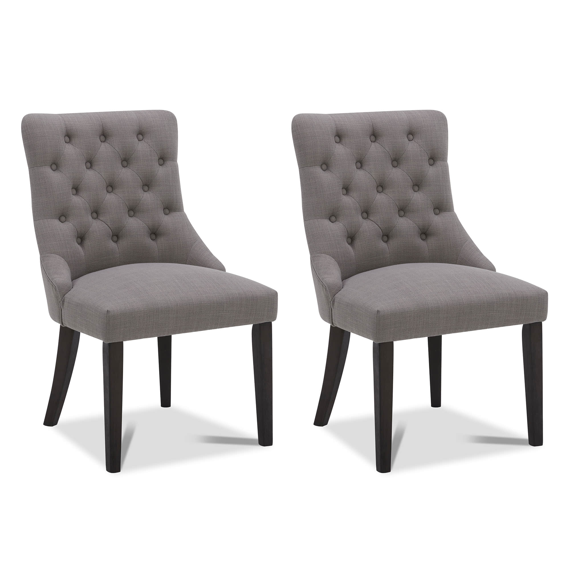 Morgan Tufted Dining Chairs Set of 2 | Stylish Accent | Velvet – CHITA ...
