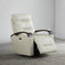Gentry Leather Power Recliner | USB Port | Contrast Wooden Armrests ...