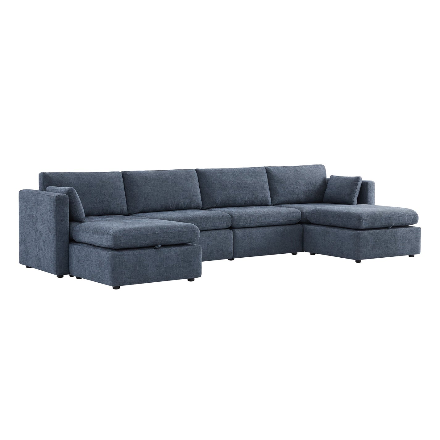 Delaney 6-Seat Modular Sofa Sectional (146") | Spacious & Adaptable ...