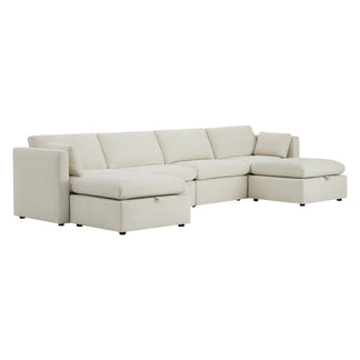 Delaney 6-Piece Modular Sofa Sectional (146") | Spacious & Adaptable ...